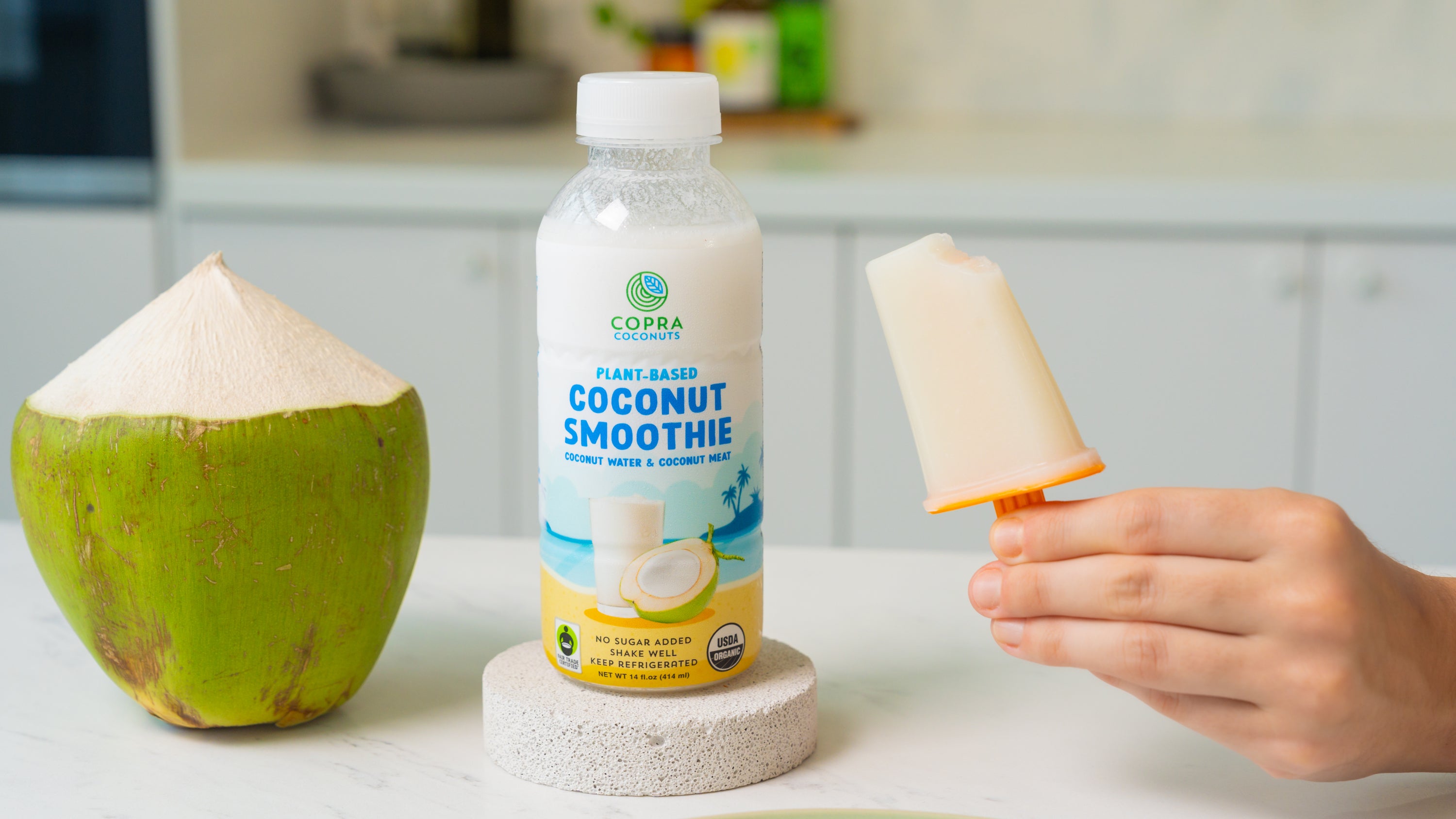 3 Ingredient Melt-Proof Coconut Popsicle – Copra Coconuts