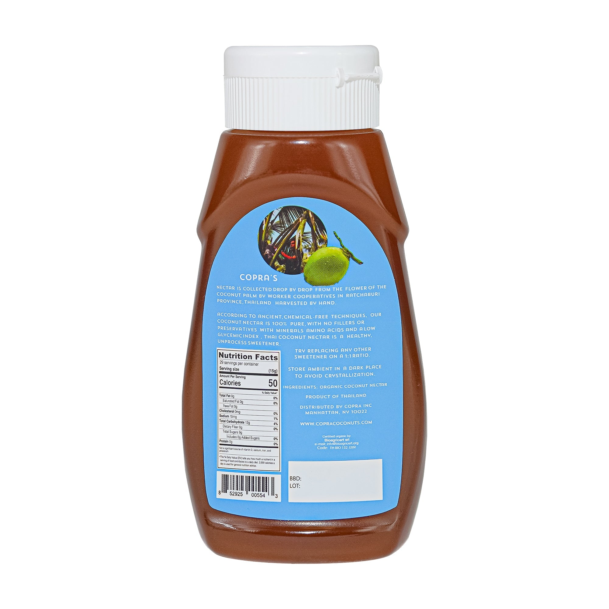 Retail Organic Coconut Nectar (15.5 oz) – Copra Coconuts