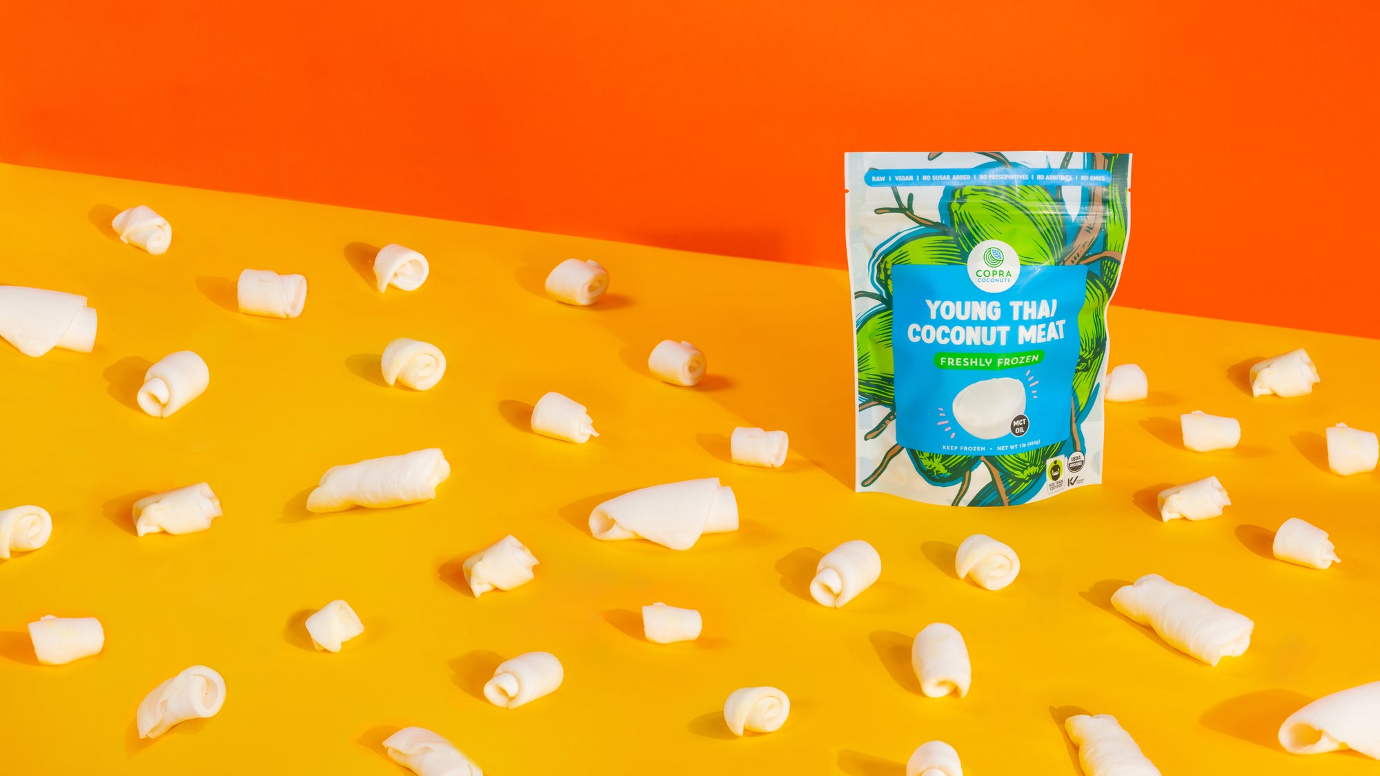 Frozen Young Thai Coconut Water and Meat | Copra Coconuts