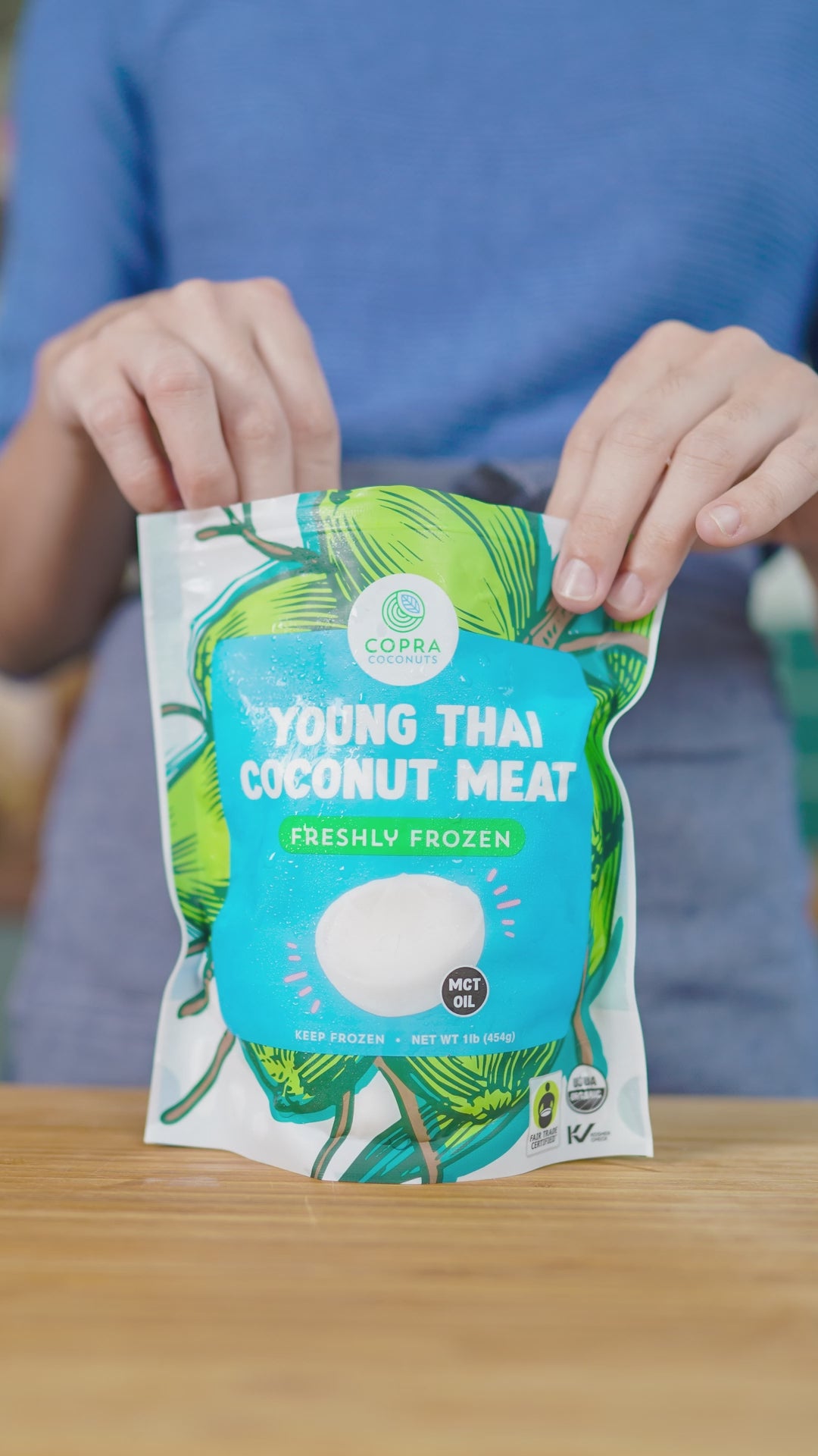 Organic Frozen Young Thai Coconut Meat | Copra Coconuts
